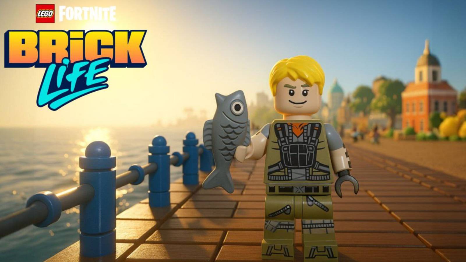 Новая работа Рыбак новичок в LEGO Fortnite Brick Life