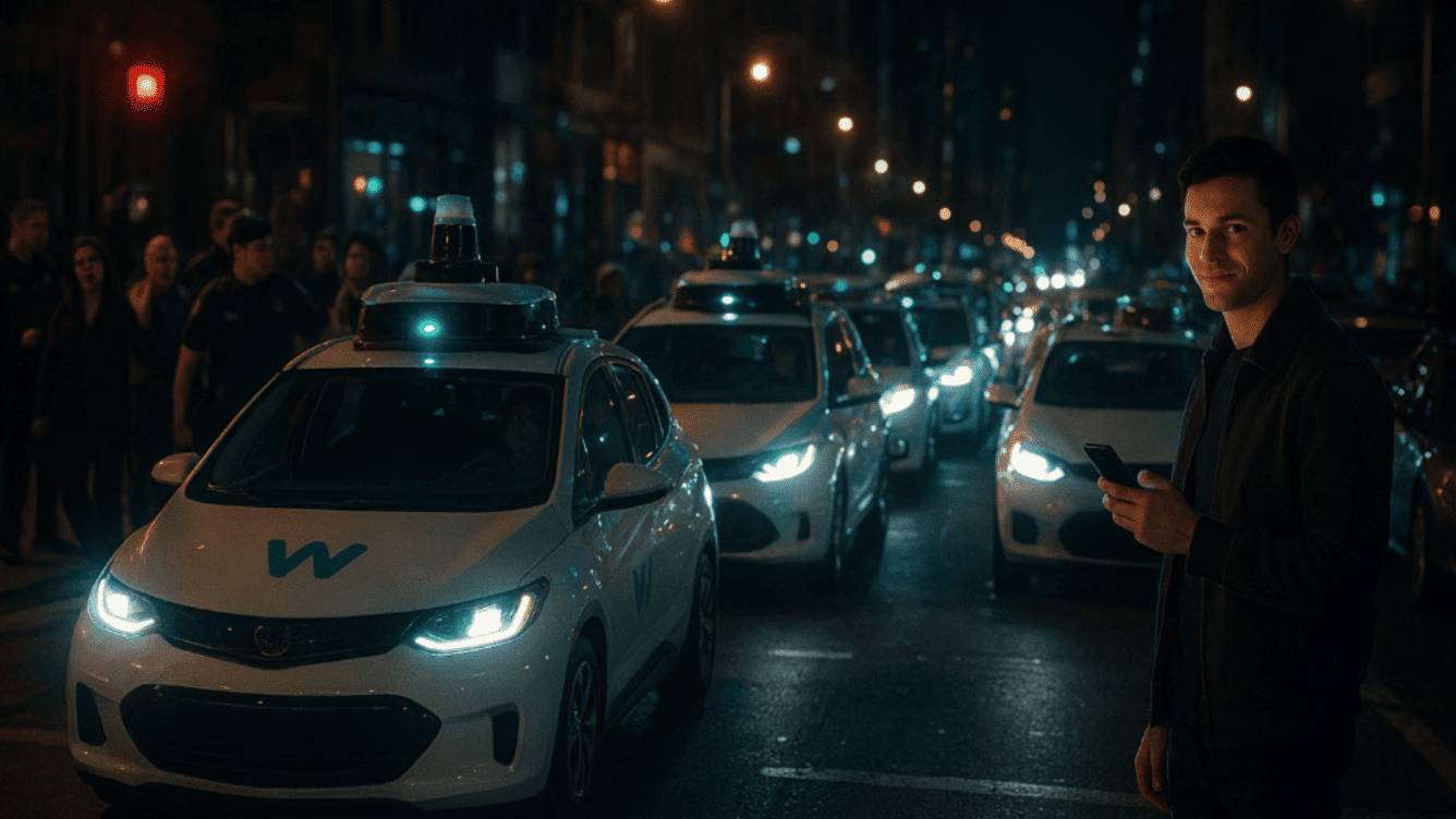 Пранкер заказал 50 беспилотных такси — и парализовал город