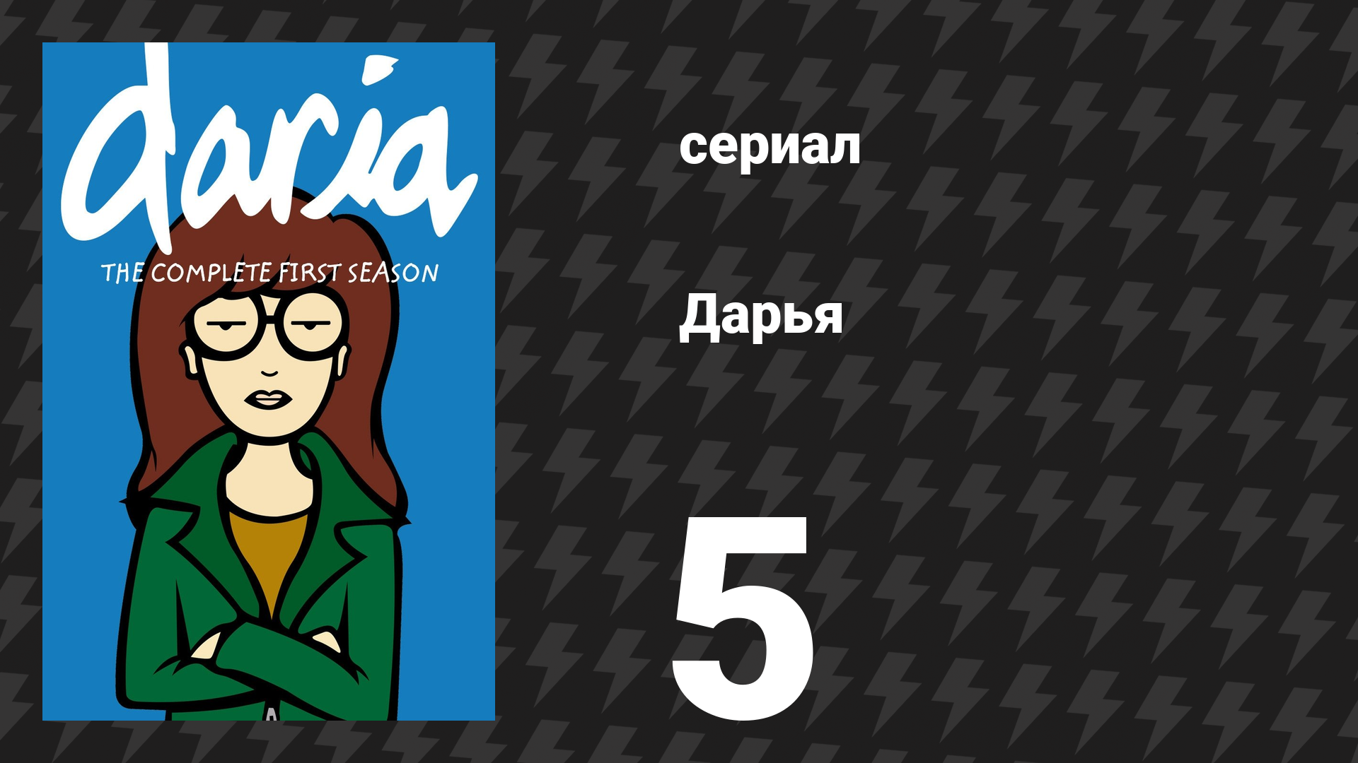 Дарья 1 сезон 6 серия «Модель года» (сериал, 1997)