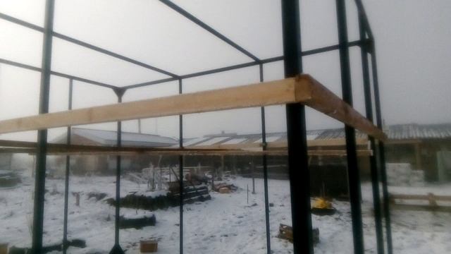 Сварили каркас пчелопавильона. 07.11.19