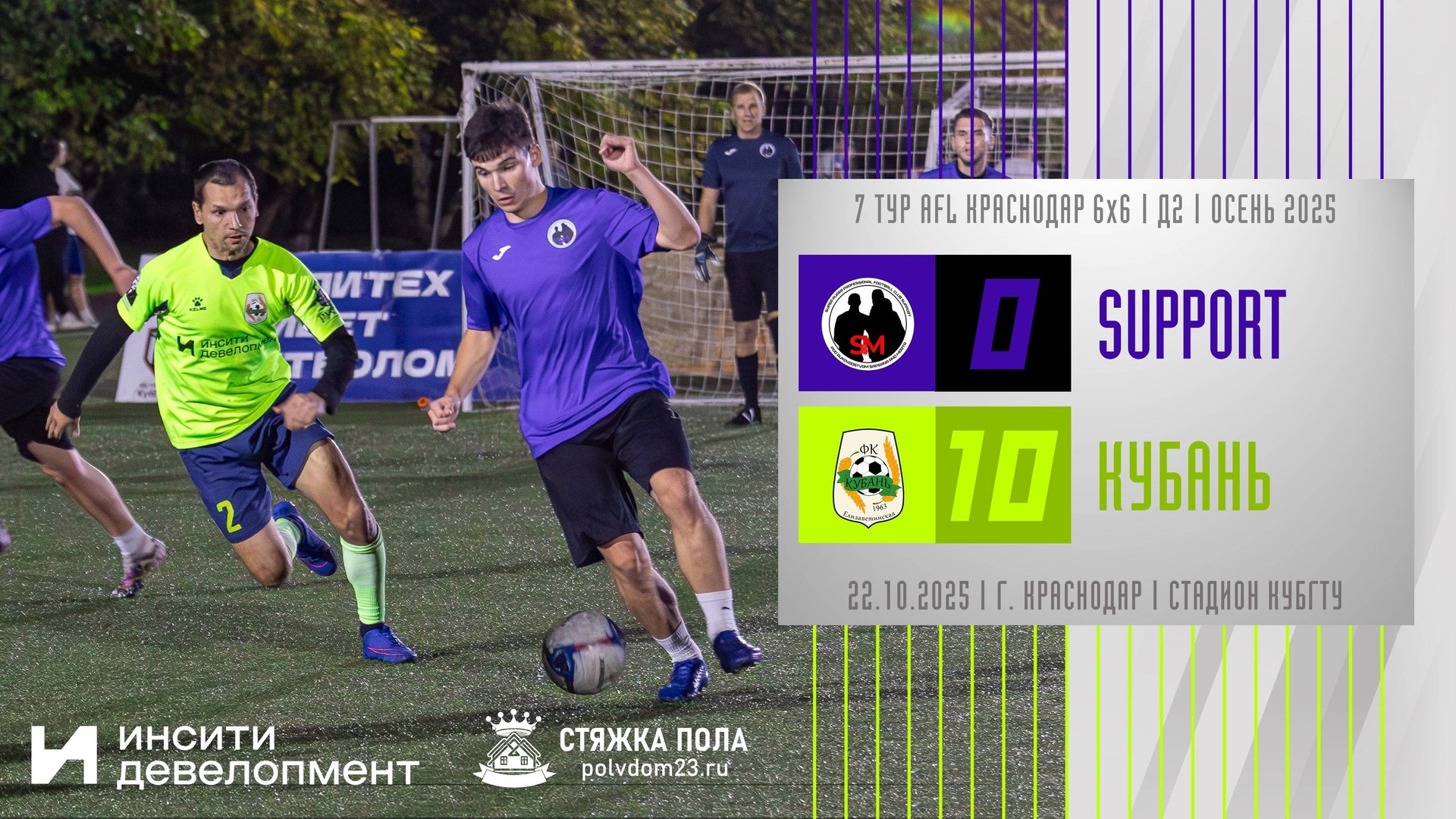 Support - Кубань | 22.10.2025