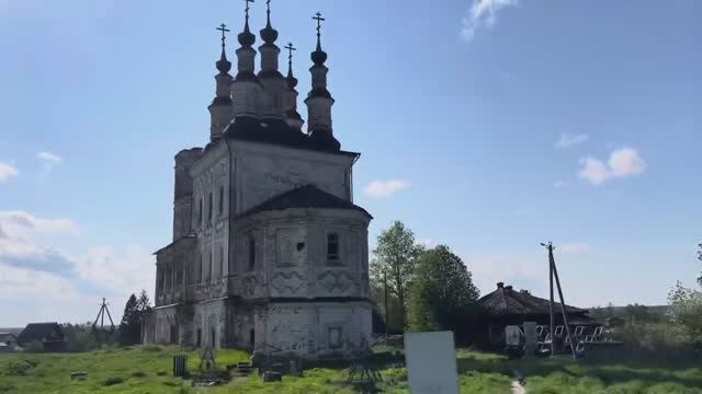 Тотьма _ Русский Север, город, церкви, набережная_ Вологодская область, 2024