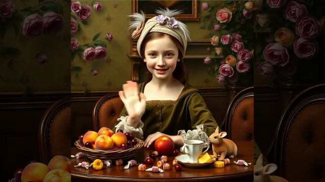 Красивый подарок бабушке от внучки! Маленькая девочка: трогательные фото, видео №17.