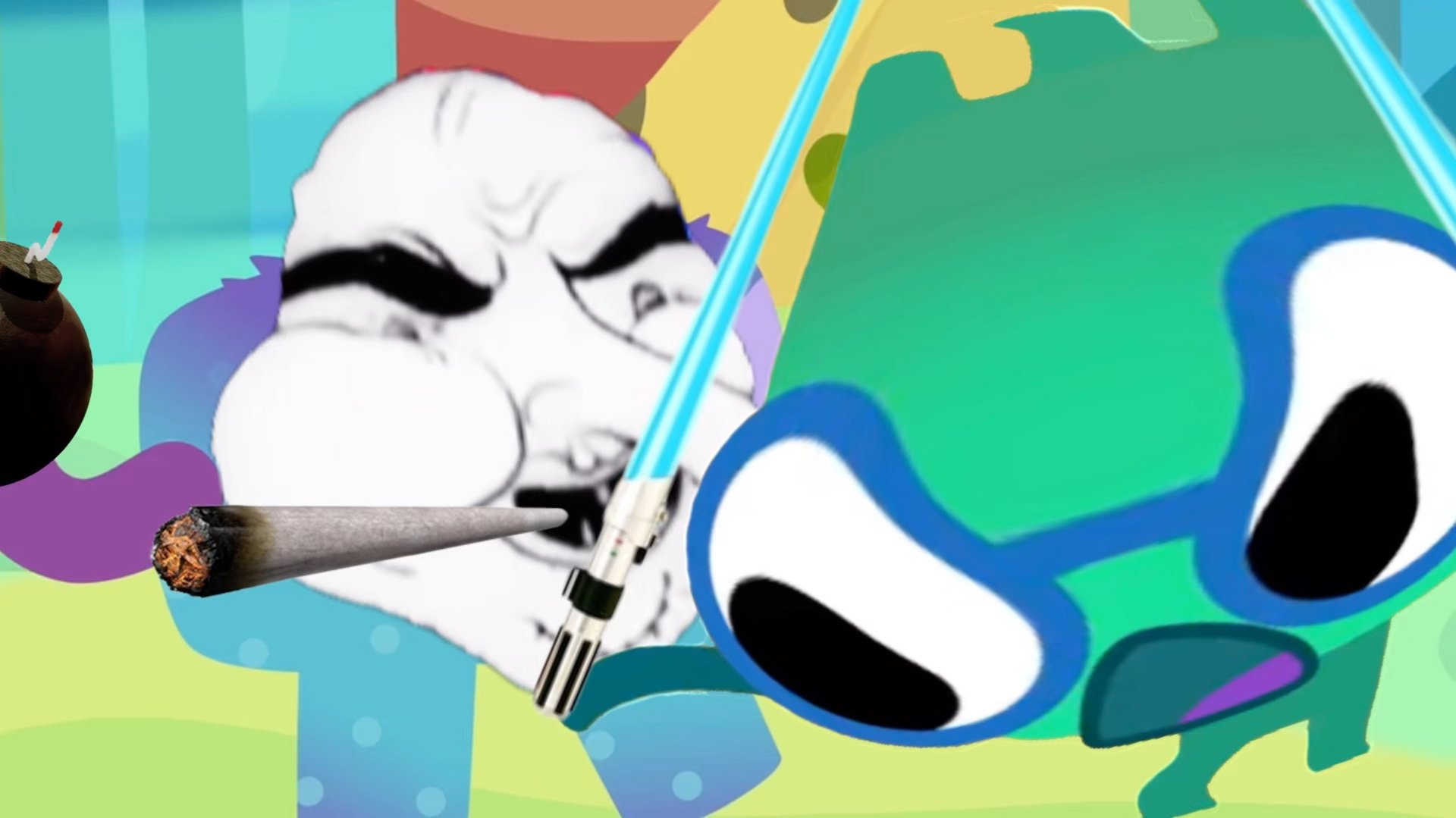 Срум и Хрум-Хрум становится быдлом