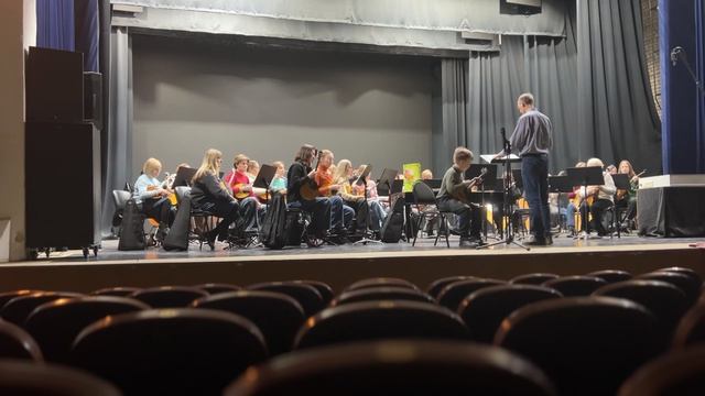 Репетиция к концерту