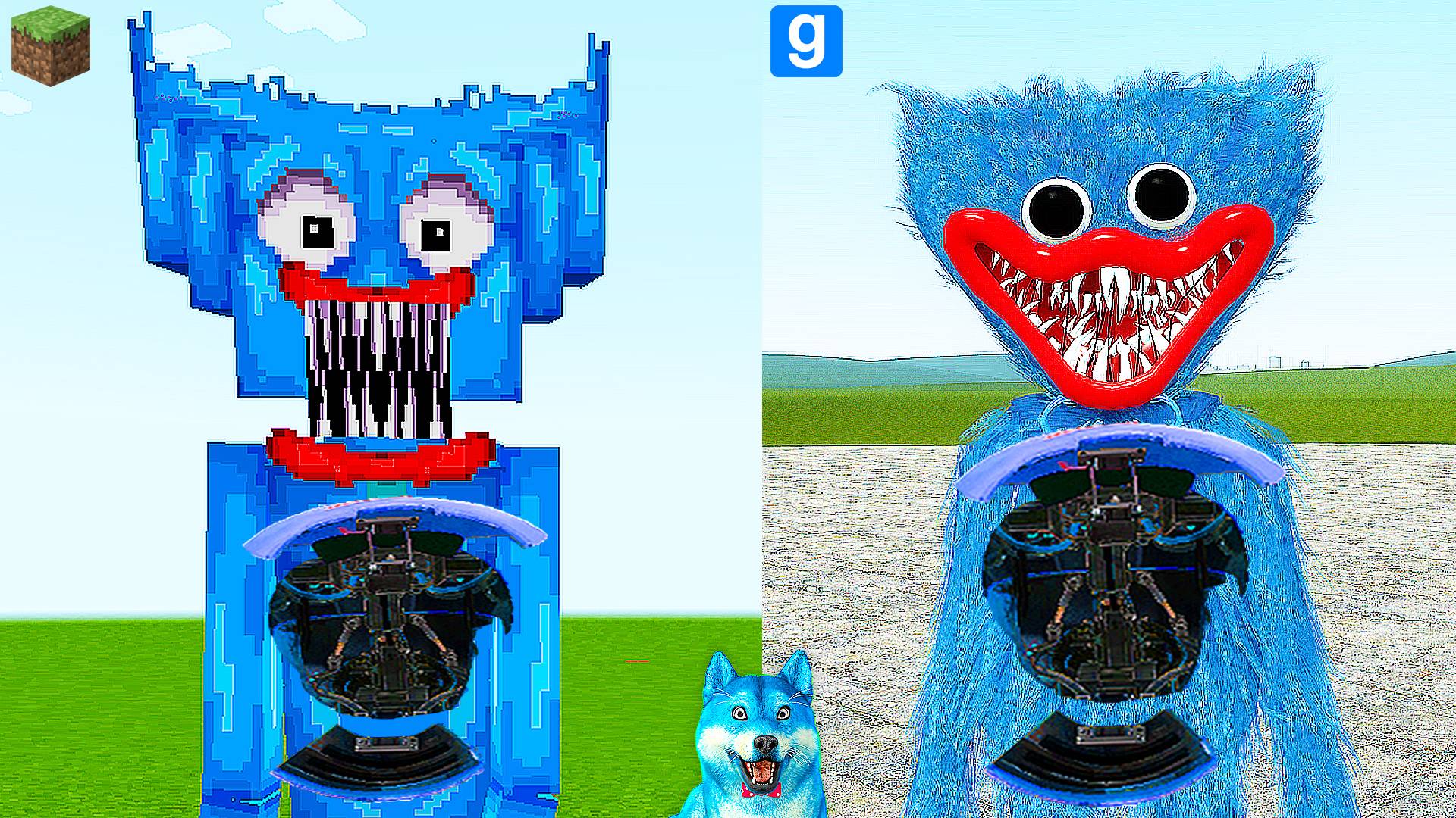 Я ЗАЛЕЗ ВНУТРЬ ХАГГИ ВАГГИ 2 И ПОППИ ПЛЕЙТАЙМ В МАЙНКРАФТ И ГАРРИС МОД! HUGGY WUGGY POPPY PLAYTIME