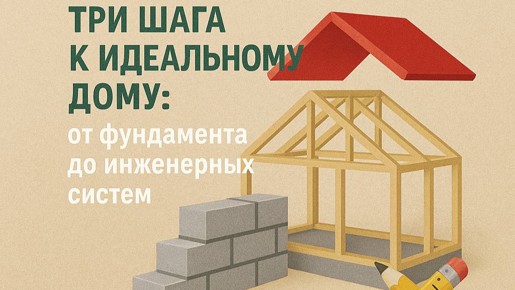 Три шага к идеальному дому: от фундамента до инженерных систем