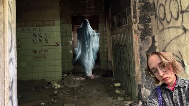 Оля исследует концлагерь