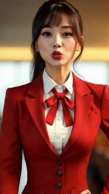 Японская стюардесса