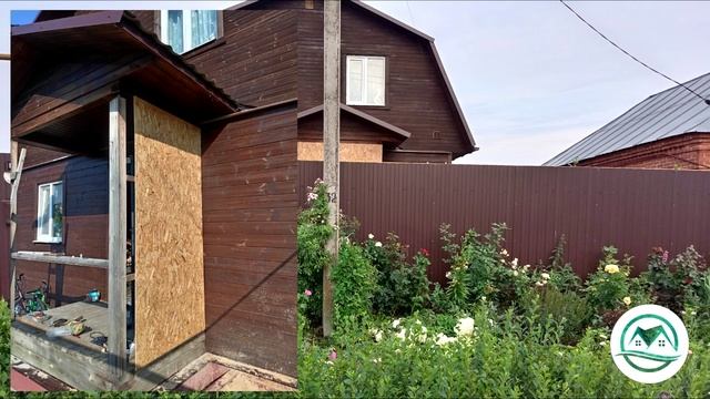 Строительство дома. Серия #29 Веранда. #дом #село #строительство