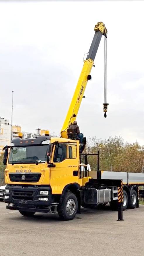 Бортовой HOWO T5G с КМУ!