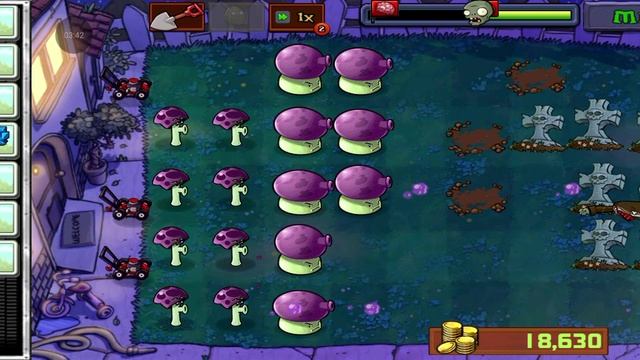 Выполняю достижение в PVZ 1 "20 замороженных"