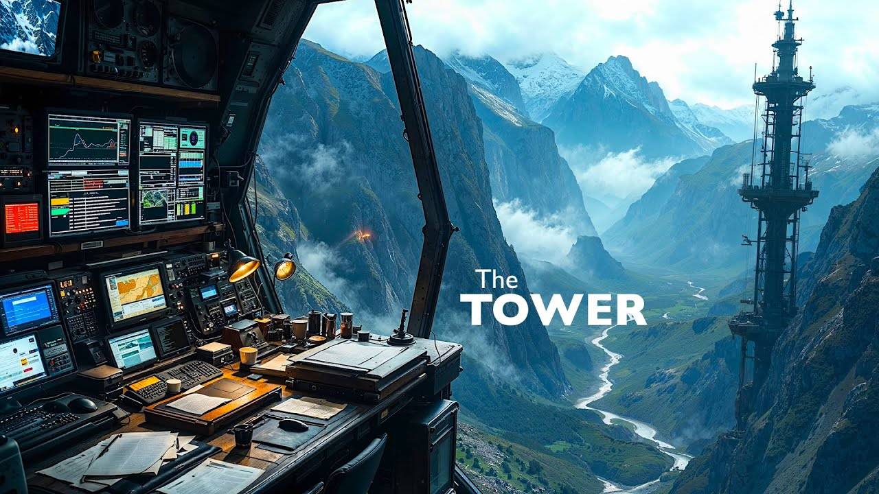 Ghost Mountain Outpost – Dark Sci-Fi Ambience for Focus & Sleep  4K