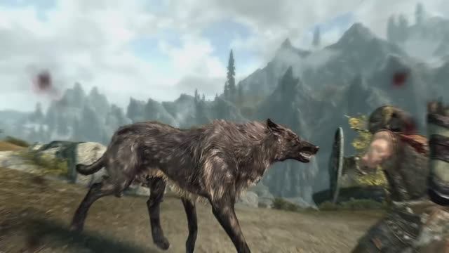 Нападение волка