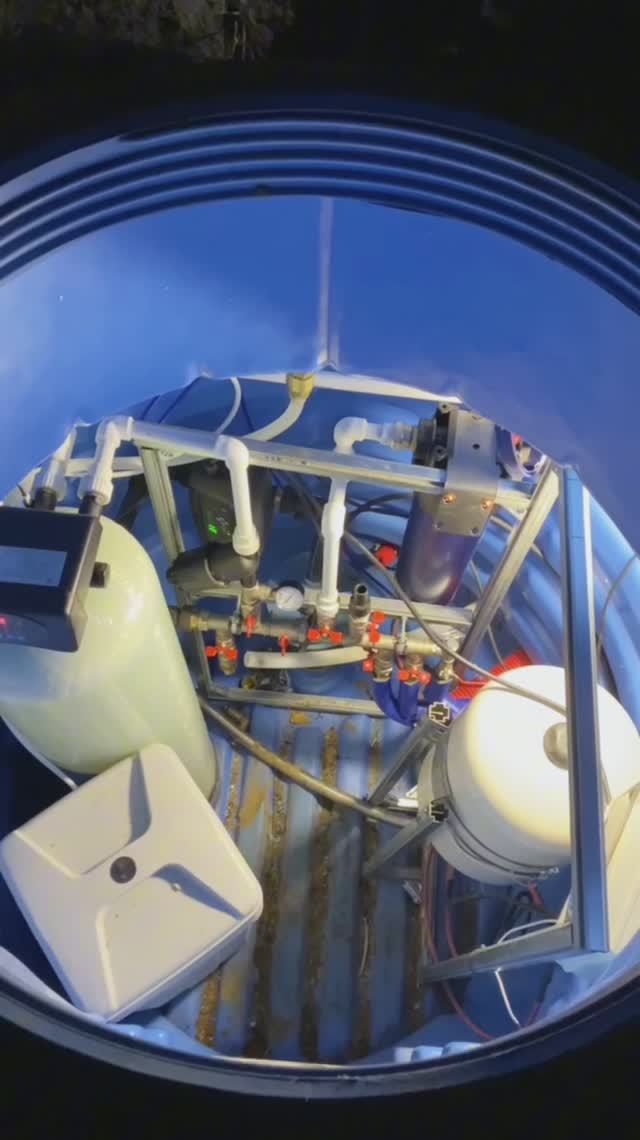 Водоподготовка или система очистки воды в кессоне