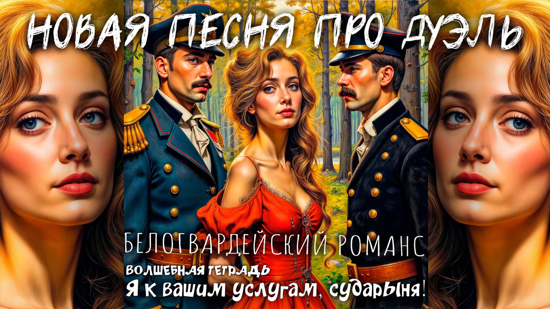 Волшебная тетрадь. "Я к вашим услугам, сударыня!" Новая белогвардейская песня, романс о дуэли!