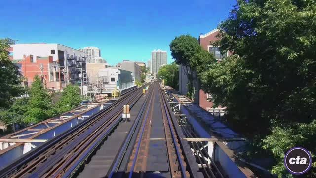 🚂 4К SmartTV ➤ ПРЕВЬЮ: Прокатитесь по фиолетовой ветке метро Чикаго, в ускоренном режиме! :)