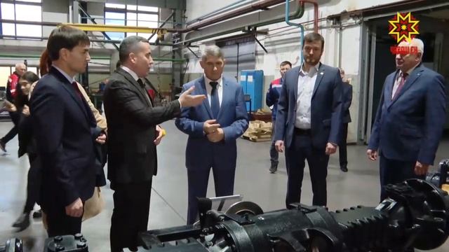 Сюжет о рабочем визите Главы Чувашии Олега Николаева на ООО "ЧЗСА"