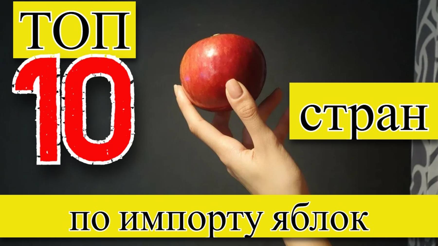 ЯБЛОКИ: ТОП 10 стран по импорту яблок (1961–2023)