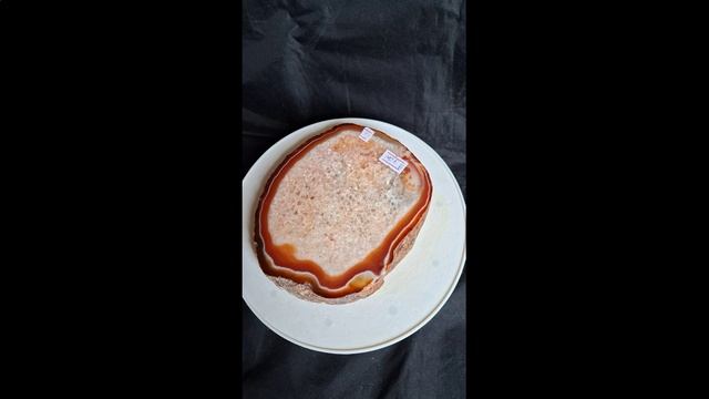 Агат сердолик с кварцем 2х15х13 см