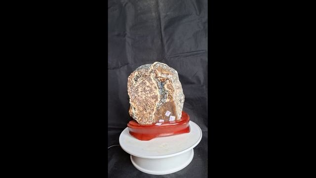 Агат сердолик с кварцем 6х15х15 см