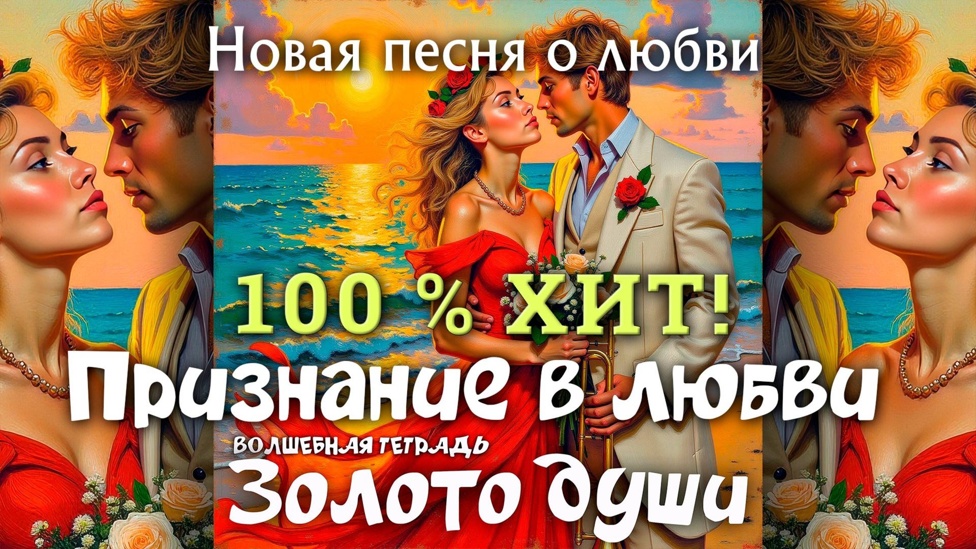 Волшебная тетрадь. "Золото души".  Новая песня о любви. Признание в любви женщине. Приглашение.