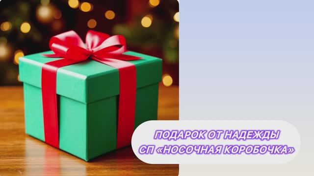 Приз от Надежды Пуниной. СП «Носочная коробочка-5»