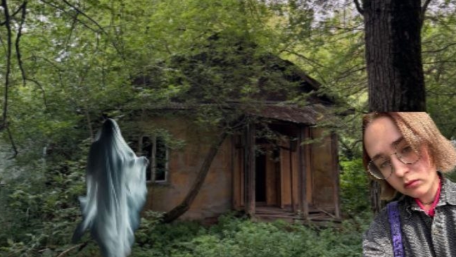 Оля исследует заброшенный проклятый лагерь