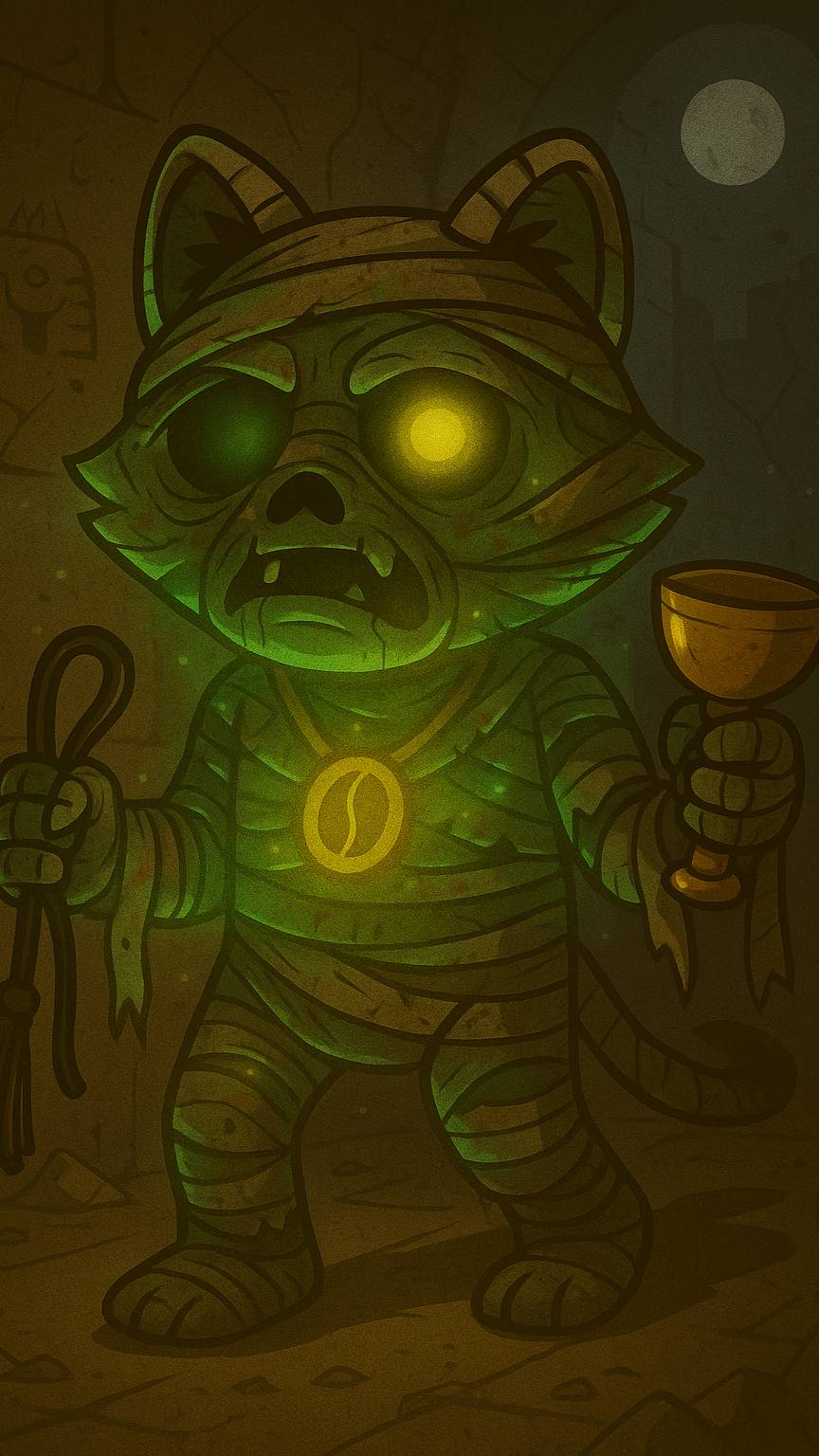 Raccoon's Nightmares || The Mummy ☕️💀