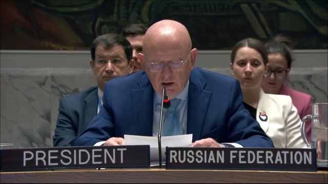 Василий Небензя. Выступление в СБ ООН в связи с 80-й годовщиной ООН 24 октября 2025 года.