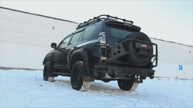 Калитка под запаску BMS ALFA для Тойота Прадо 150 2018-2024