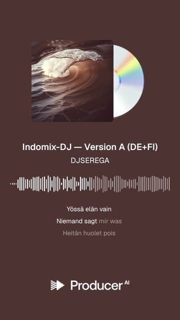Indomix-DJ — Version A (DE+FI)