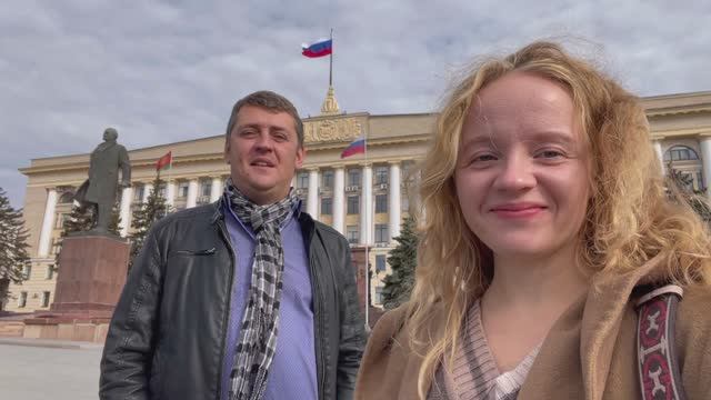 Липецк / прогулка по городу/ нижний и верхний парки/ центр города