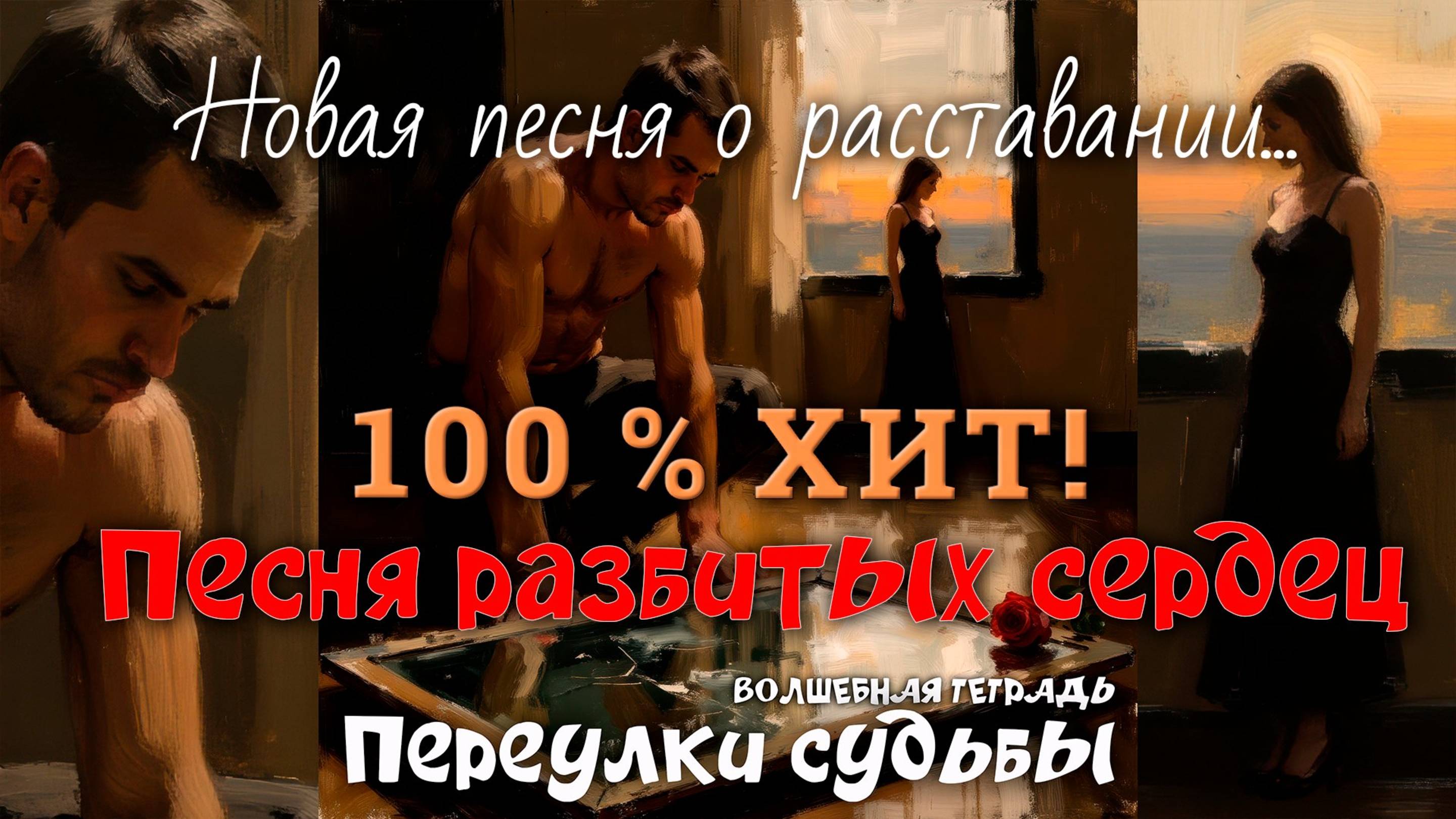 Волшебная тетрадь. "Переулки судьбы". Новая песня о расставании и любви. Песня разбитых сердец.