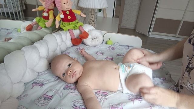 УПРАЖНЕНИЕ ТОПОТУШКИ от 0 до 3 месяцев массаж с потешками