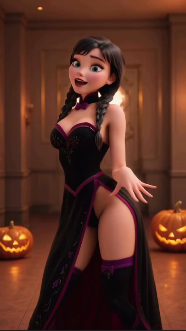 Классный мультяшный танец с нейросетью(Наша версия клипа 2025)