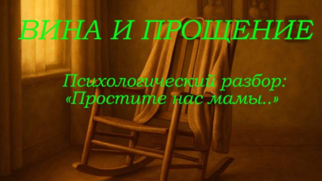 Психологический разбор: «Простите нас, мамы...» — Вина и Искупление