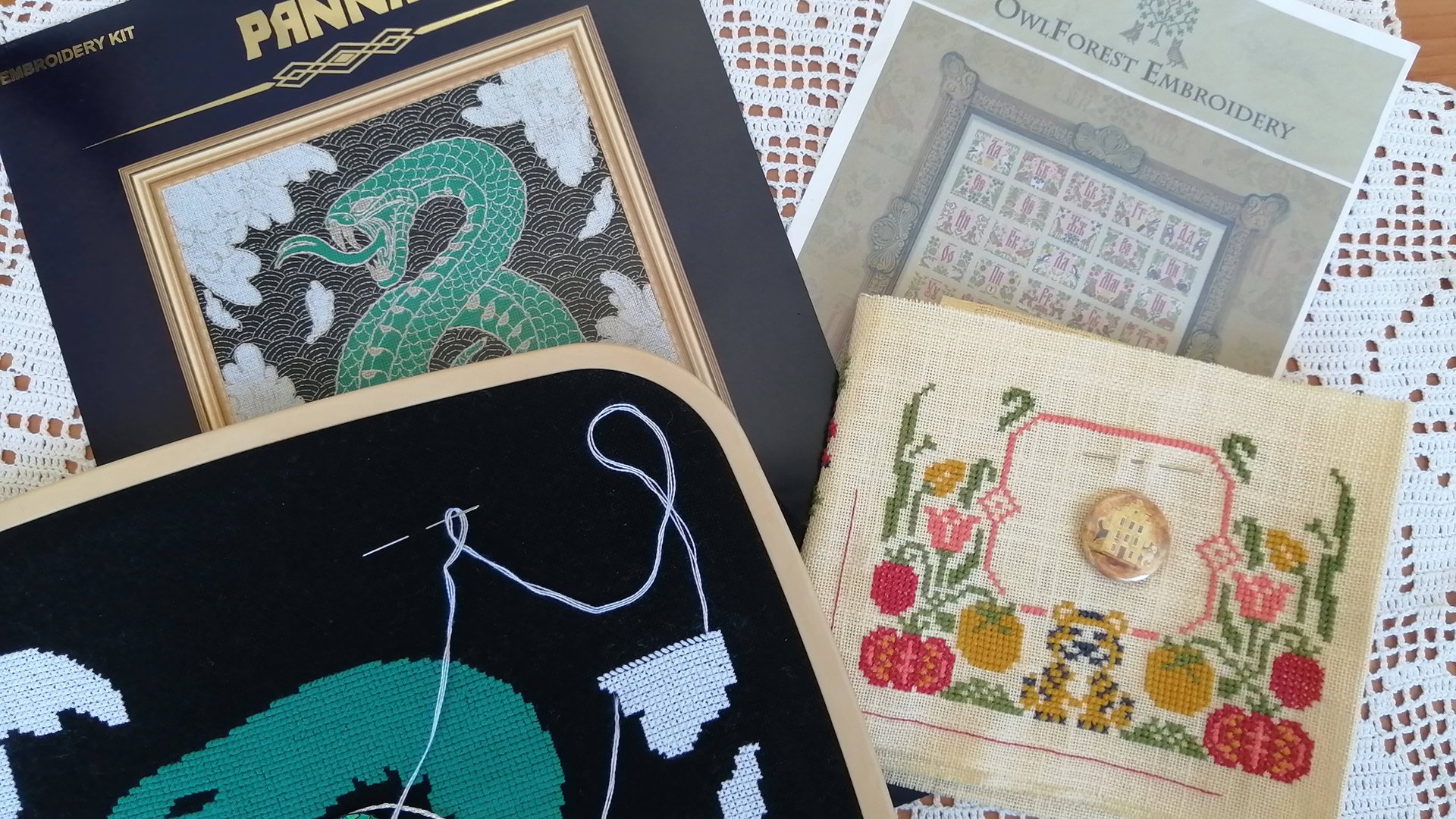 Вышить все 2025: неделя 41 - Восточная змея (PANNA, F-7487)