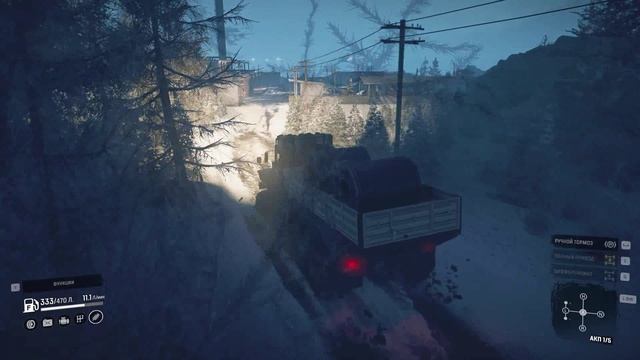 SnowRunner. Амур. Северный щит. Поручение "Обваливщаяся башня".