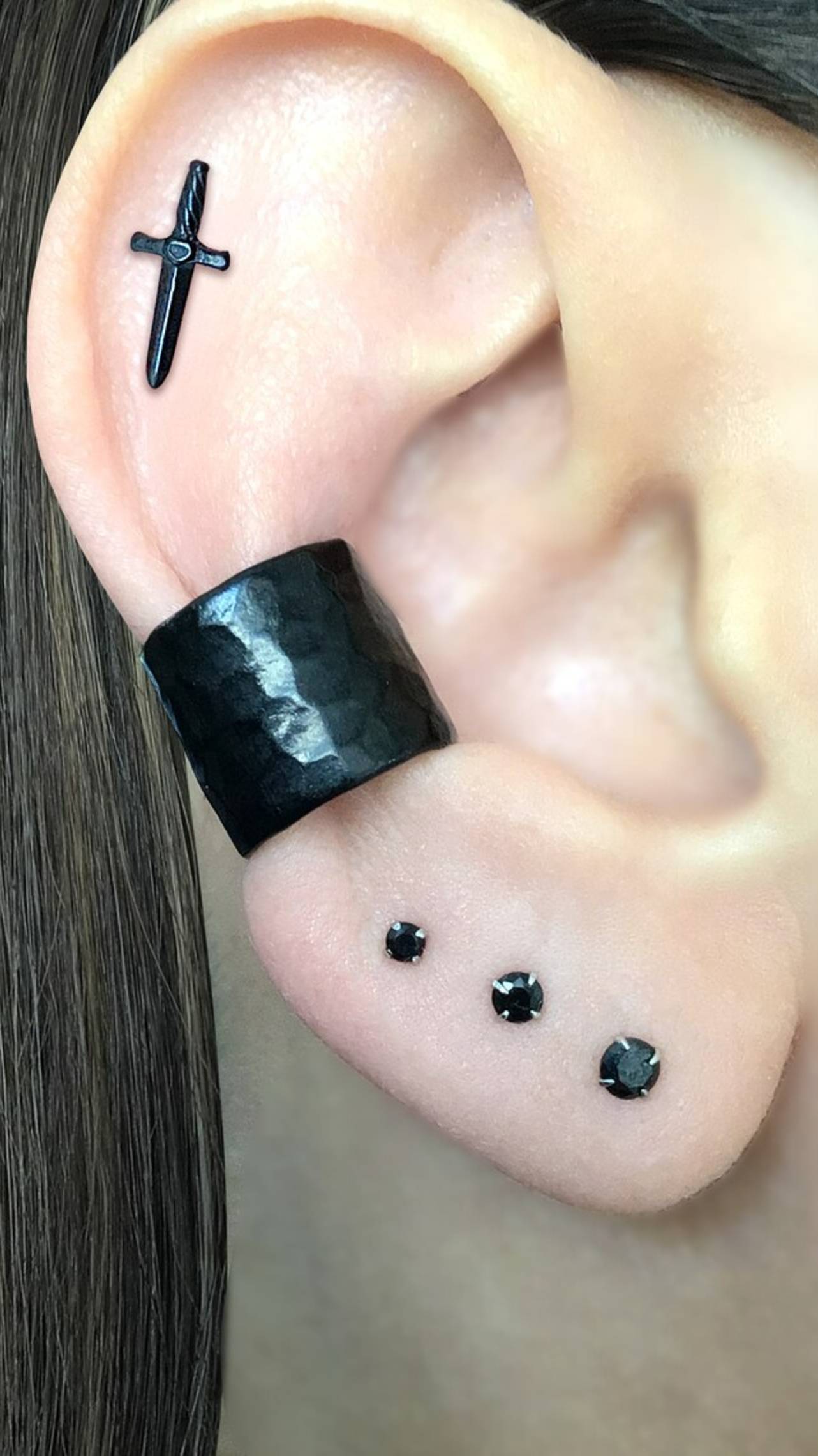 Бижутерный стильный кафф "Чеканка" от StarfallShop