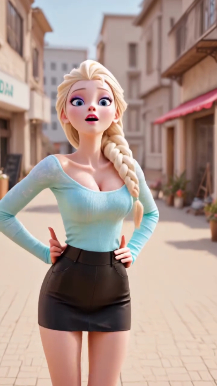 Нейросеть создала мультяшный танец (Наша версия клипа 2025)