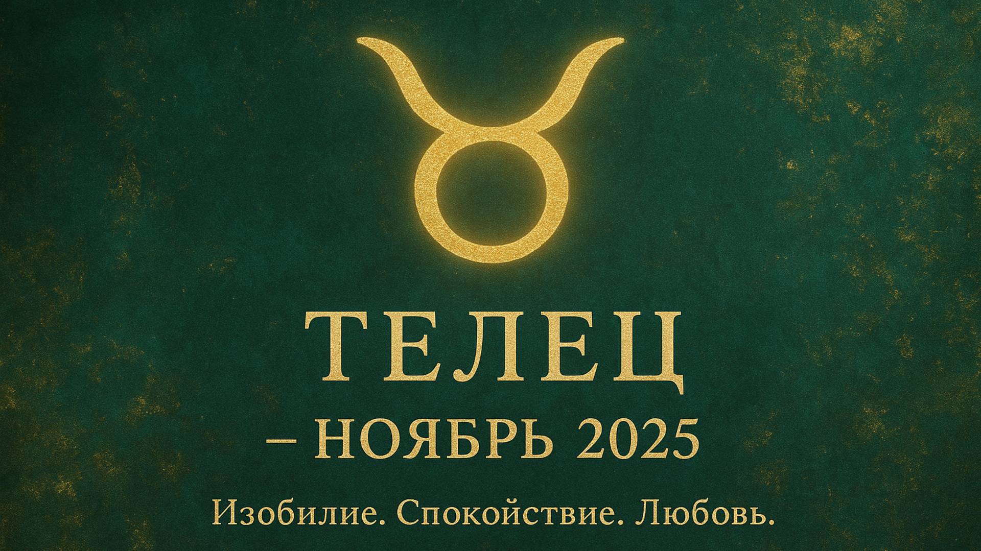 Гороскоп для Тельца на Ноябрь 2025: здоровье, финансы, любовь