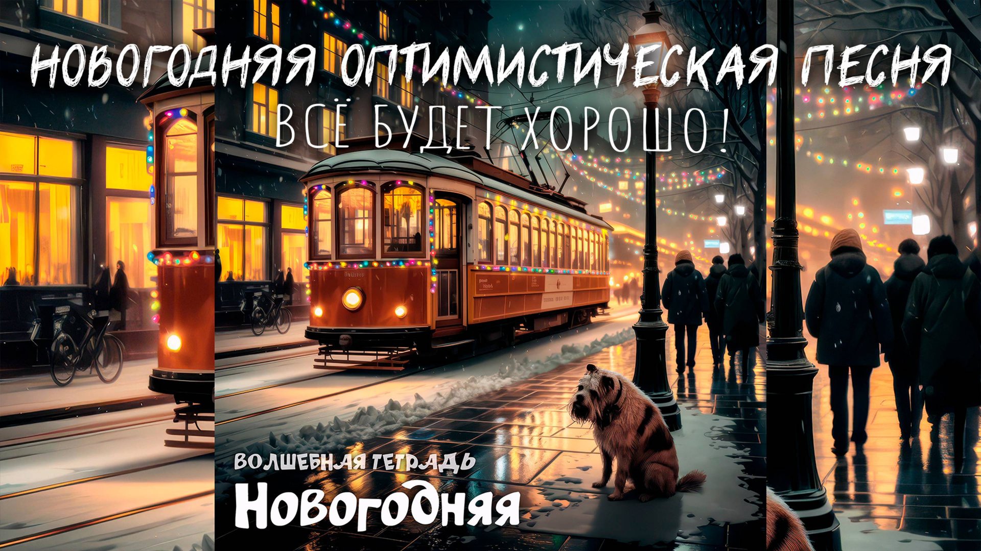 Волшебная тетрадь. "Новогодняя". Новая веселая, оптимистическая песня про Новый год.