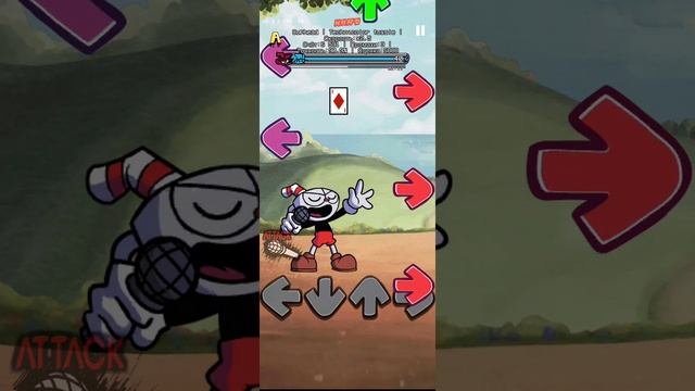Я победил кап-хеда я посмотрел концовку играю в фнф mobile 1 серия