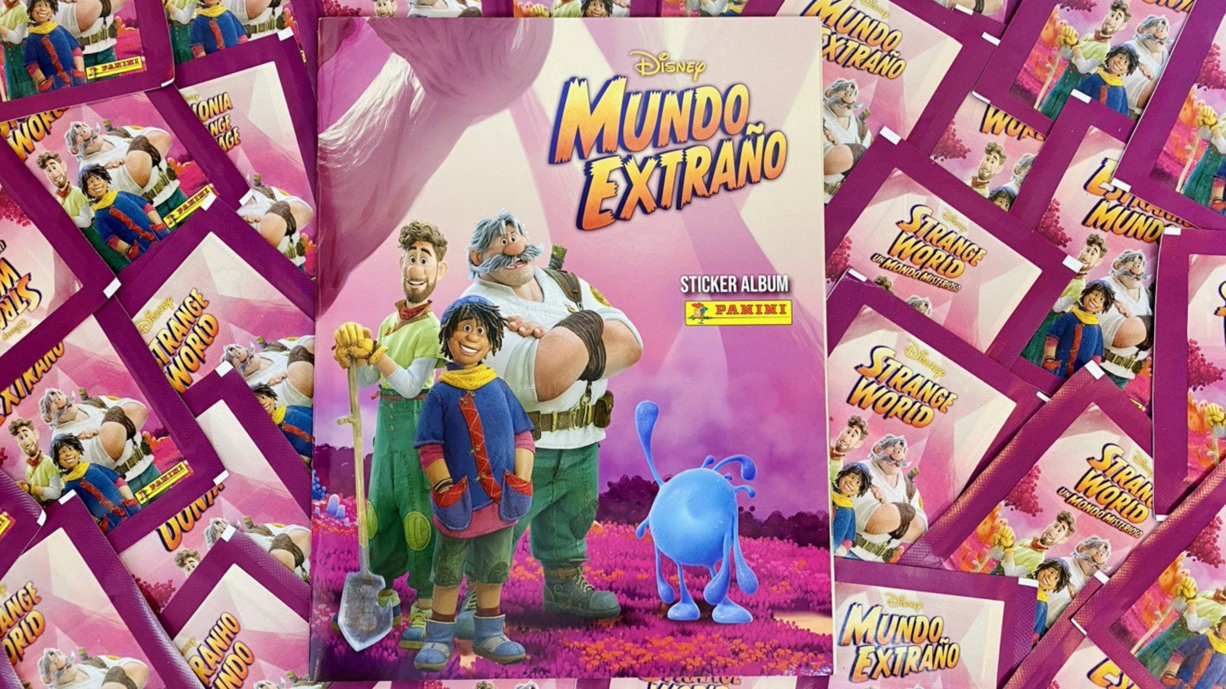 PANINI🪼#3 Альбом для наклеек Strange World (Странный Мир) 2022г.🌋Сразу блок