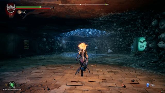 Darksiders 3 #7 Прохождение Извилистый грот-Босс Лень