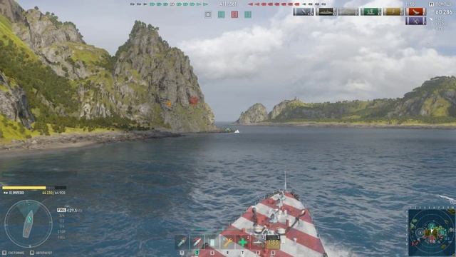 Первый бой на линкоре Impero.24 октября 2025 года.