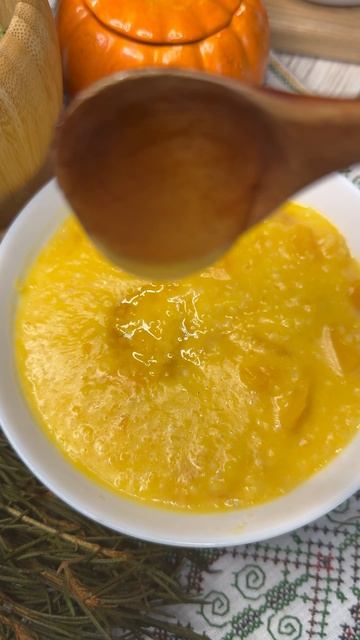 Деревенский завтрак - каша из тыквы
