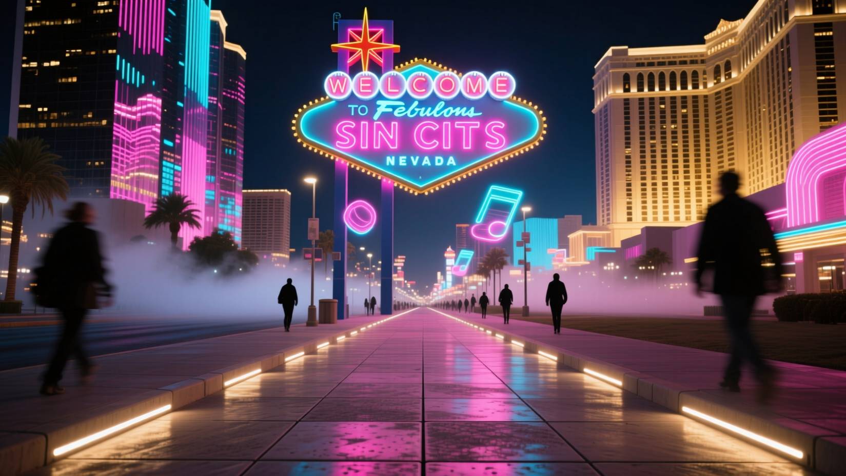 Подсветка тротуара красота не сусветная.