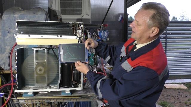 Кондиционер перестает холодить, ищем причину #空调不工作 #problem with the air conditioner